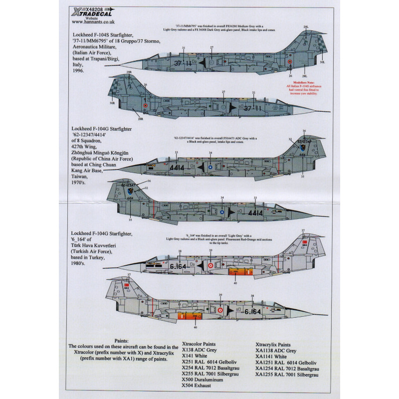 Lockheed F-104 Starfighter Collection Pt.1
